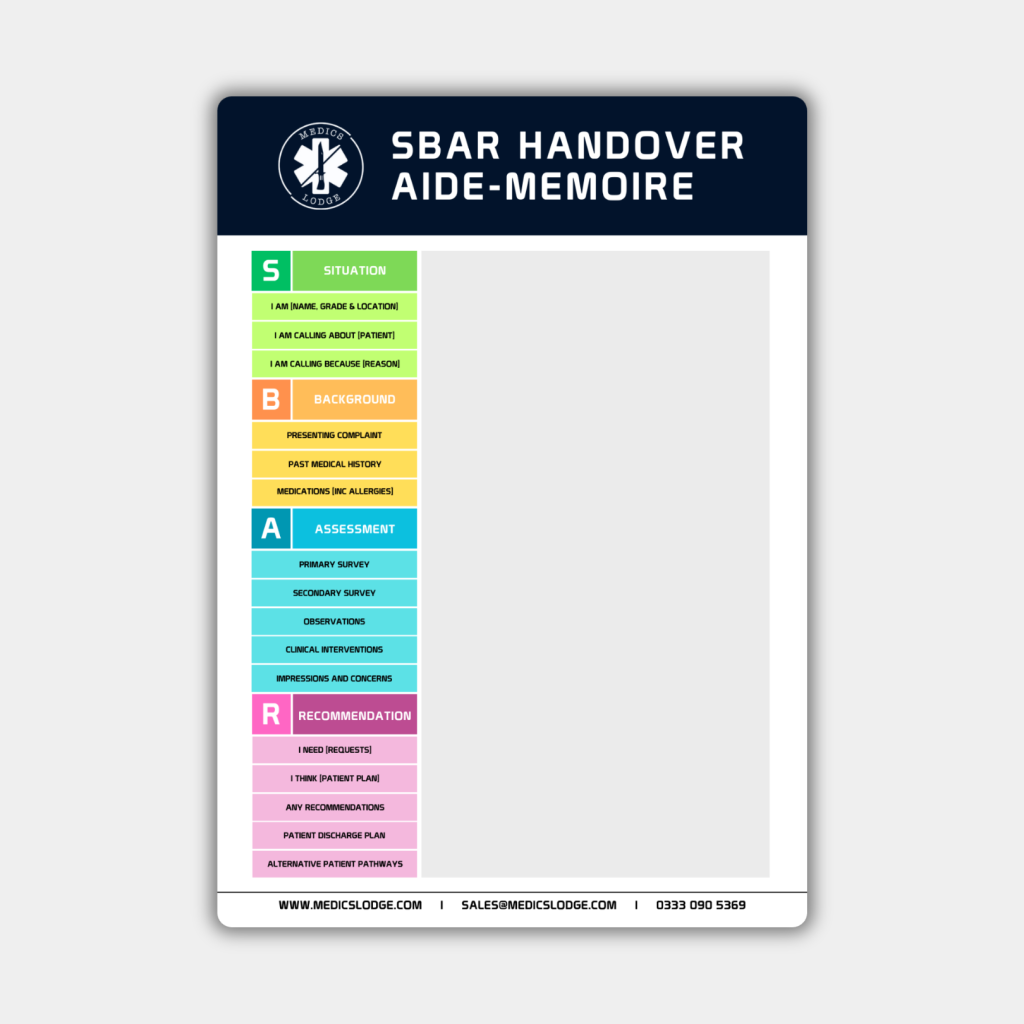 ATMIST Handover – The Medics Lodge